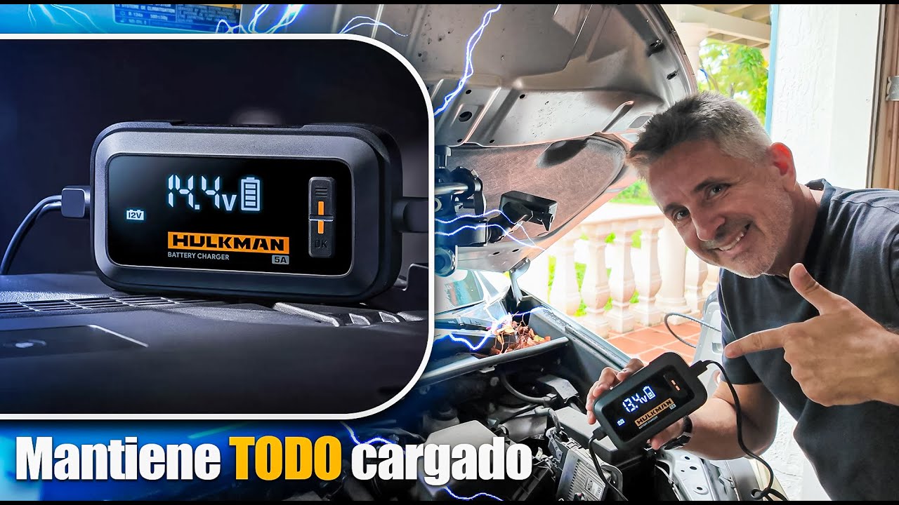 Cargador de batería Hulkman Sigma 5 • Pantalla LED, mantenedor y ...