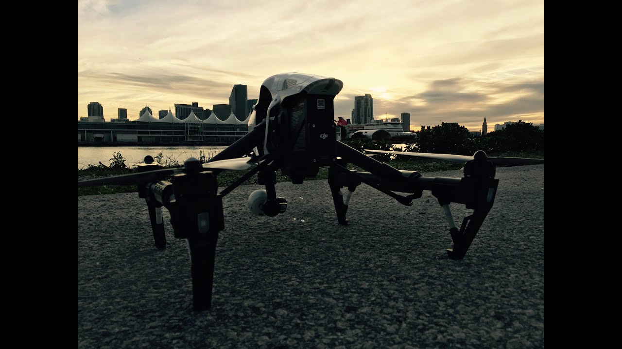 DJI Inspire 1 Miami magic light