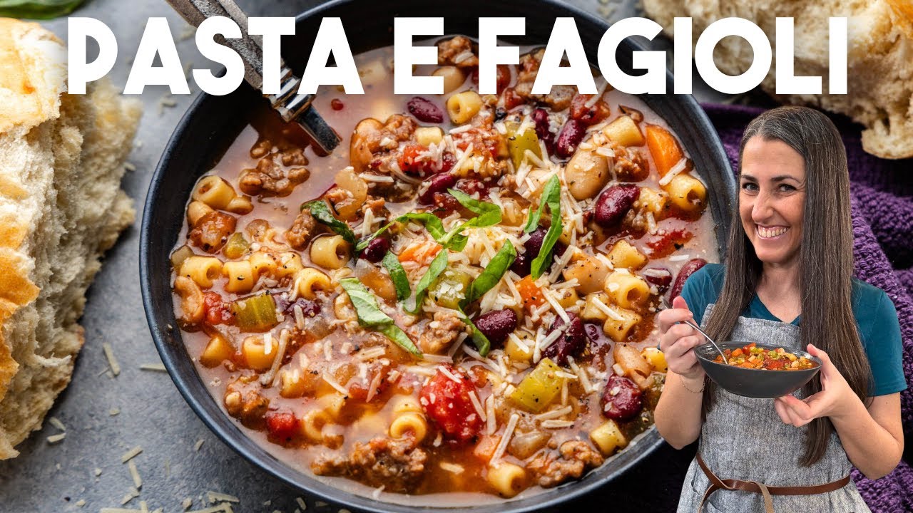 Classic pasta e fagioli