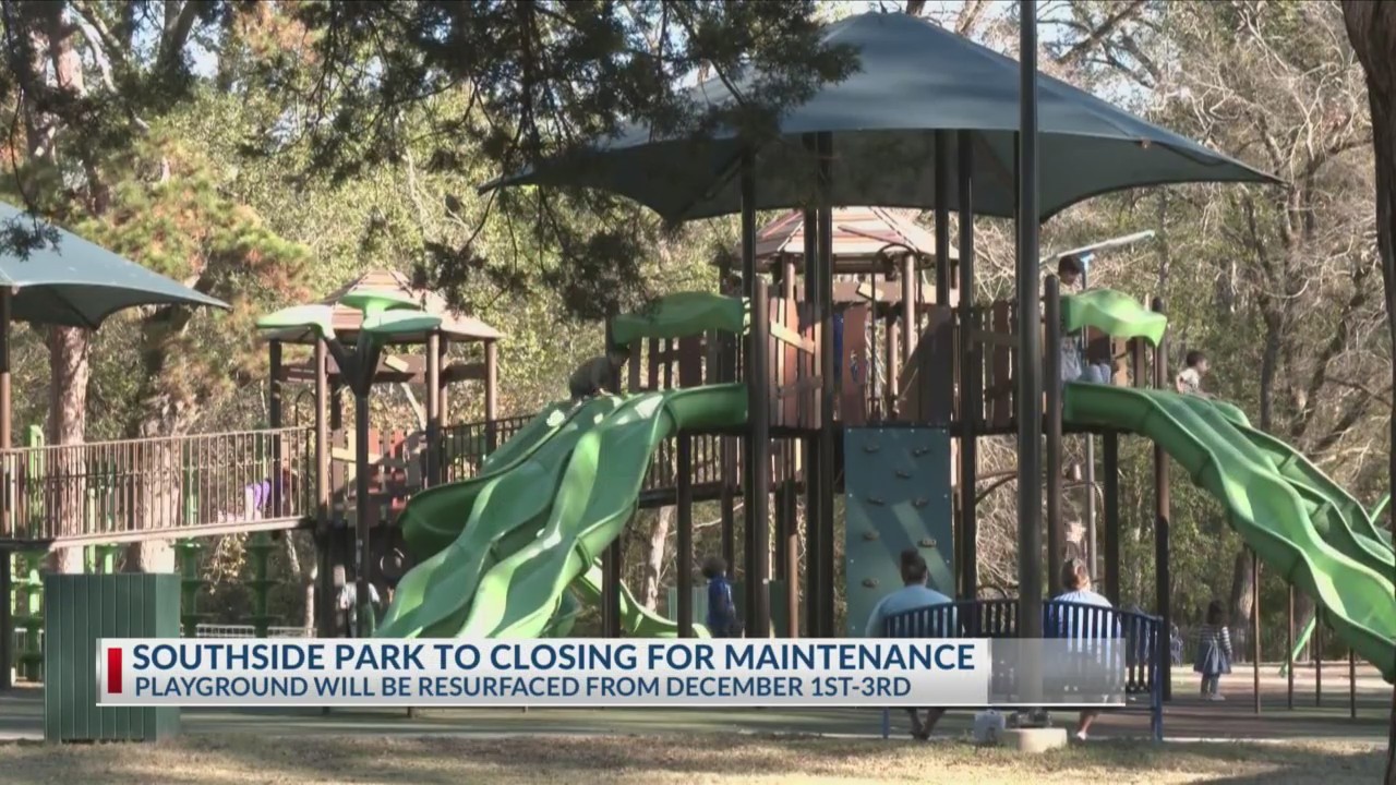 Southside Park in Tyler to close for playground improvements