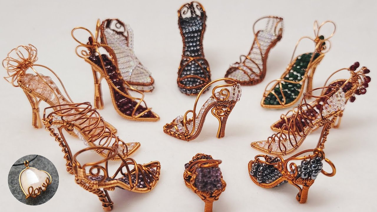 10 models of high heels I ever made | pendant #jewelry #ideas #diy #design