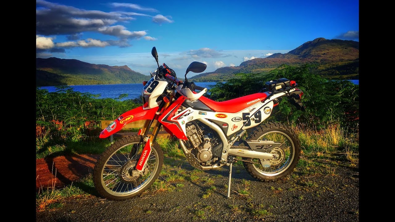 Exploring the Trossachs by Honda CRF 250L - Episode 2: Part 1, Loch ...