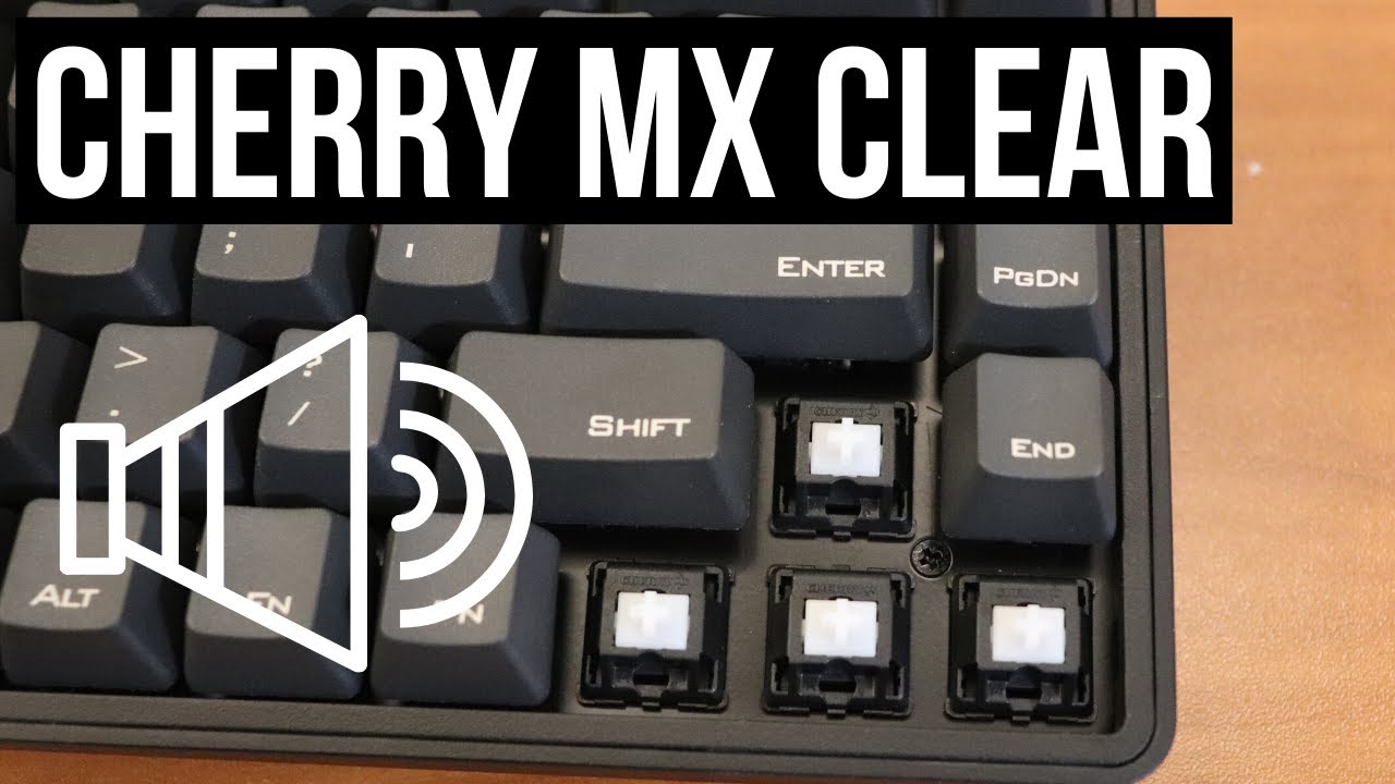 Vortexgear Cypher 65% Cherry MX Clear typing sounds no talking