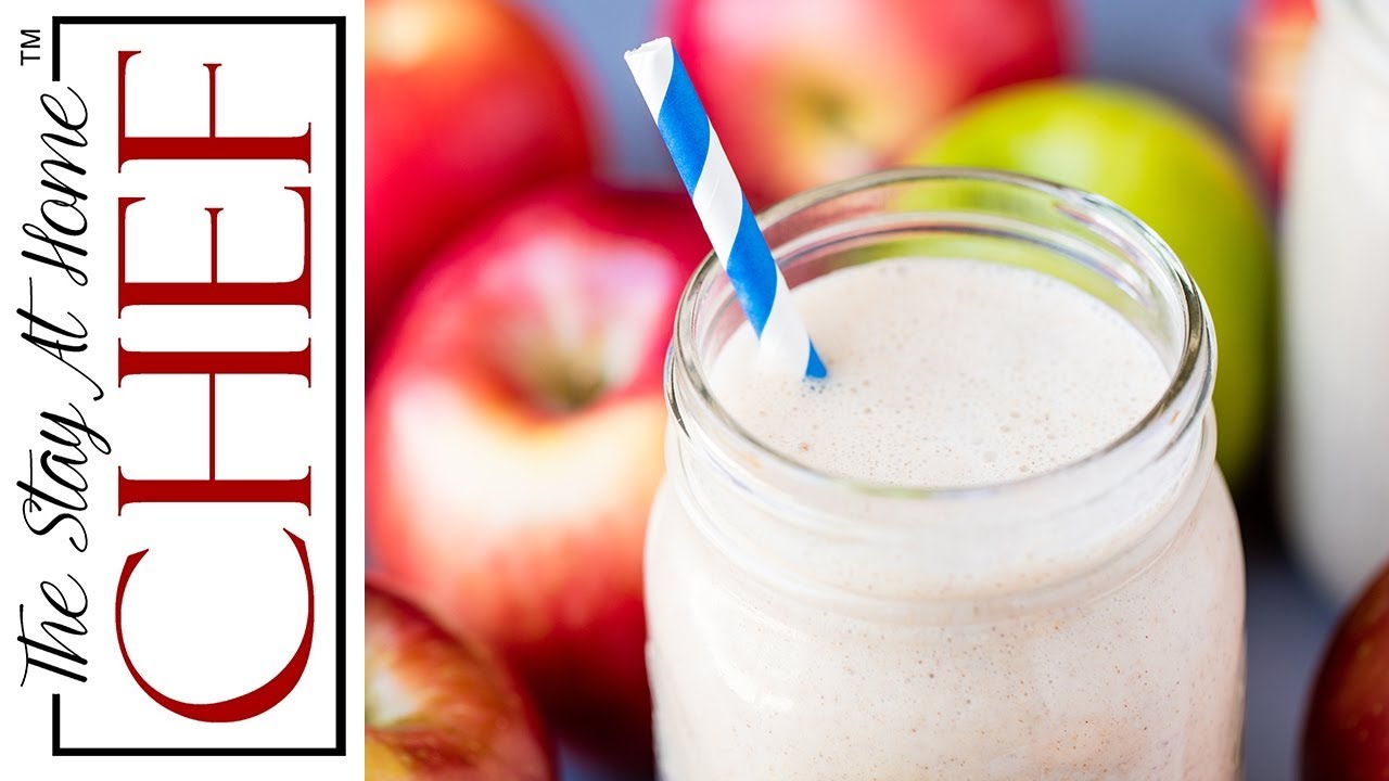 Make ahead apple pie oatmeal smoothies