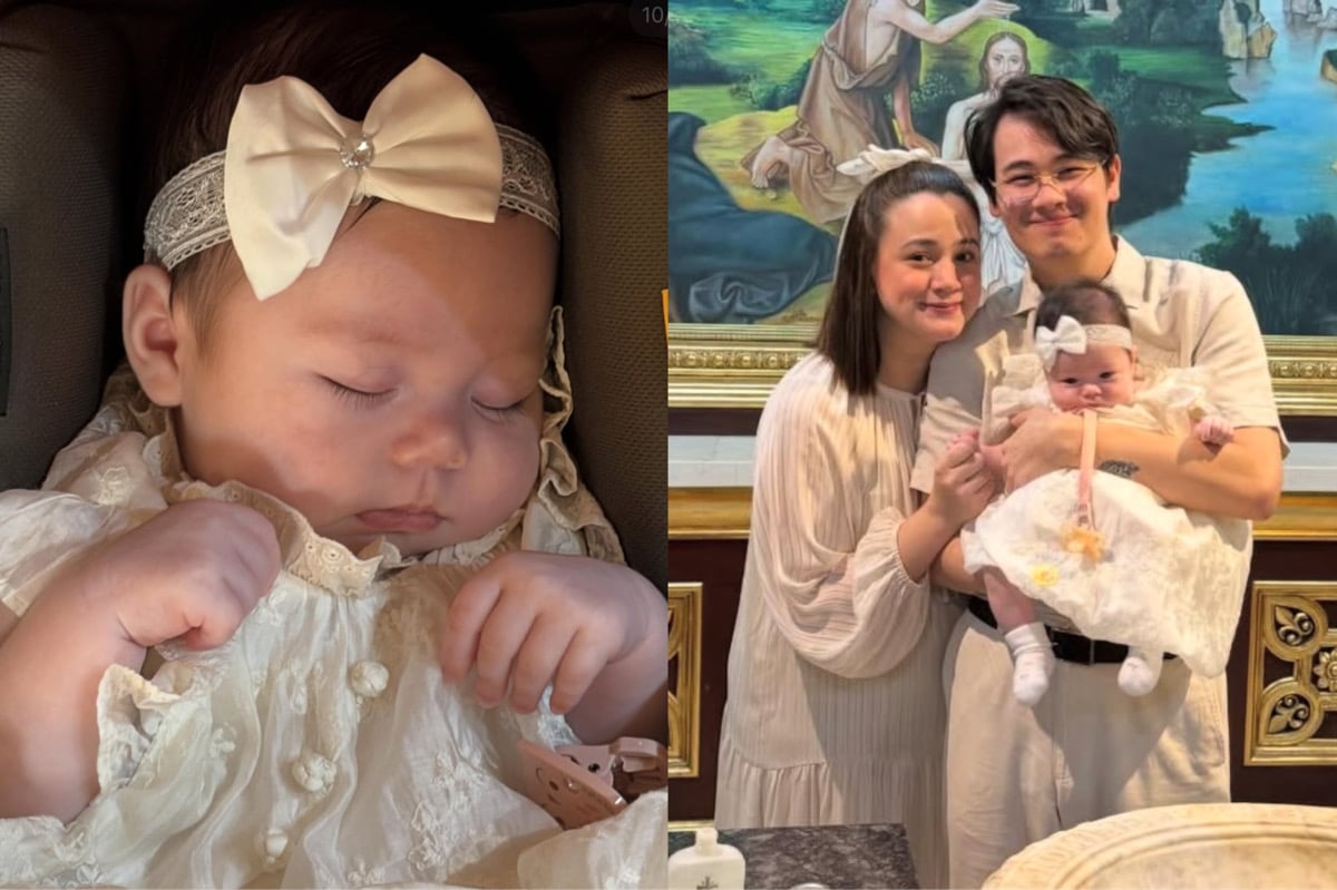 LOOK: Lexi Fernandez gets daughter Lottie baptized