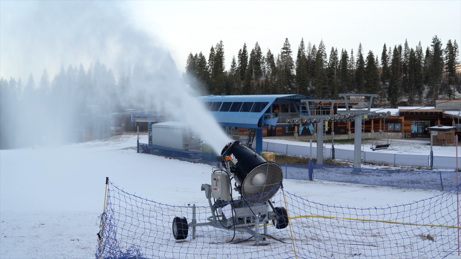 Idaho ski resorts fire up their snow guns as warm fall delays openings