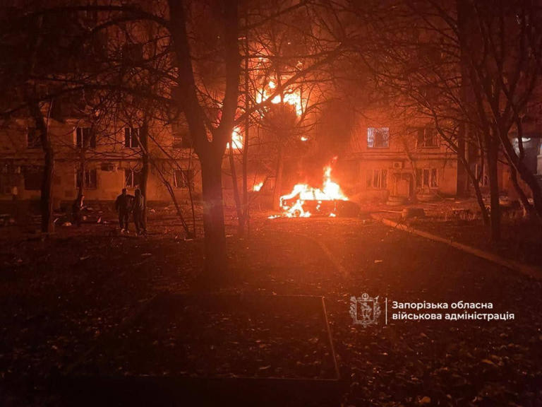Russians attack Zaporizhzhia: residential building hit, 18 people ...
