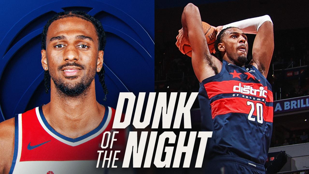 Dunk of the Night: Alex Sarr