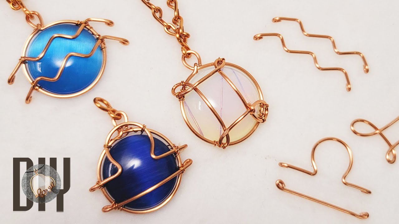 12 zodiac signs | Gemini | Libra | Aquarius | pendant | air element ...