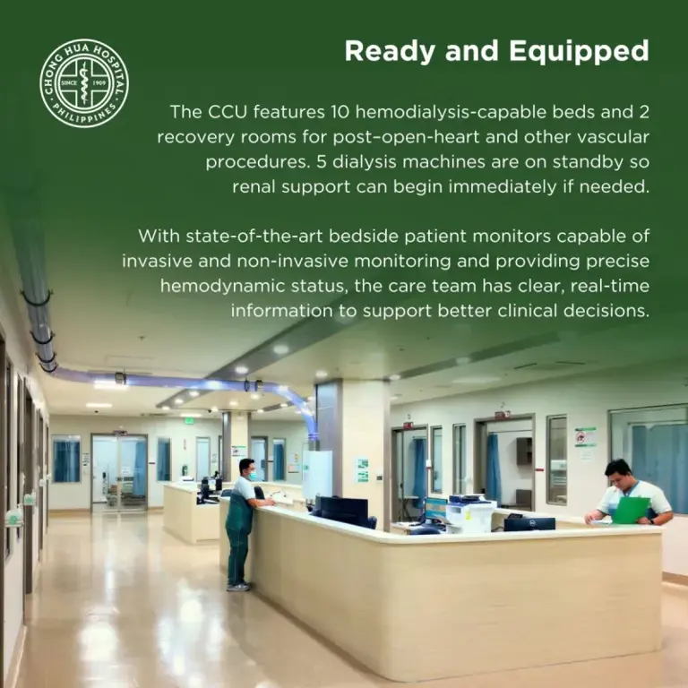 Chong Hua Hospital Mandaue unveils new coronary care unit