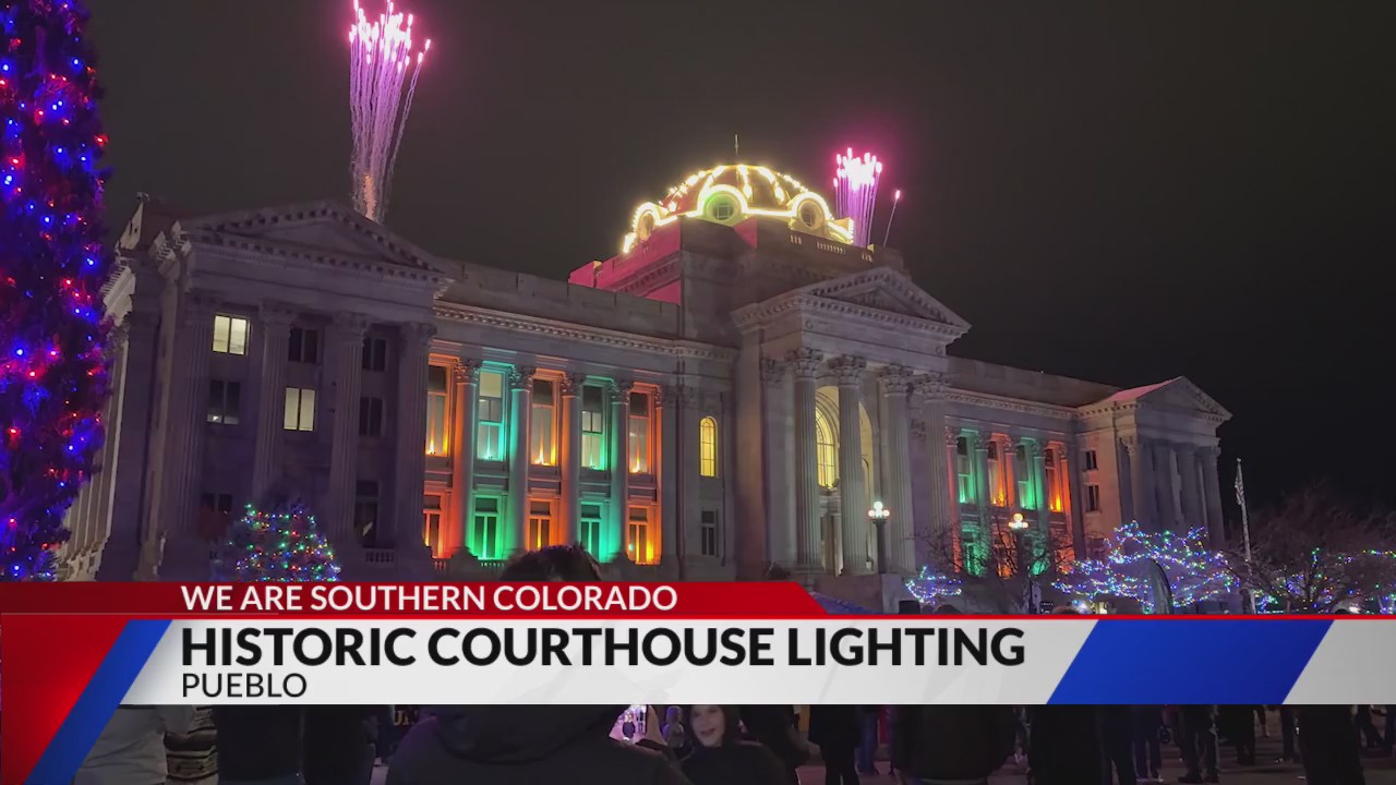 Pueblo Courthouse to shine with festive light show
