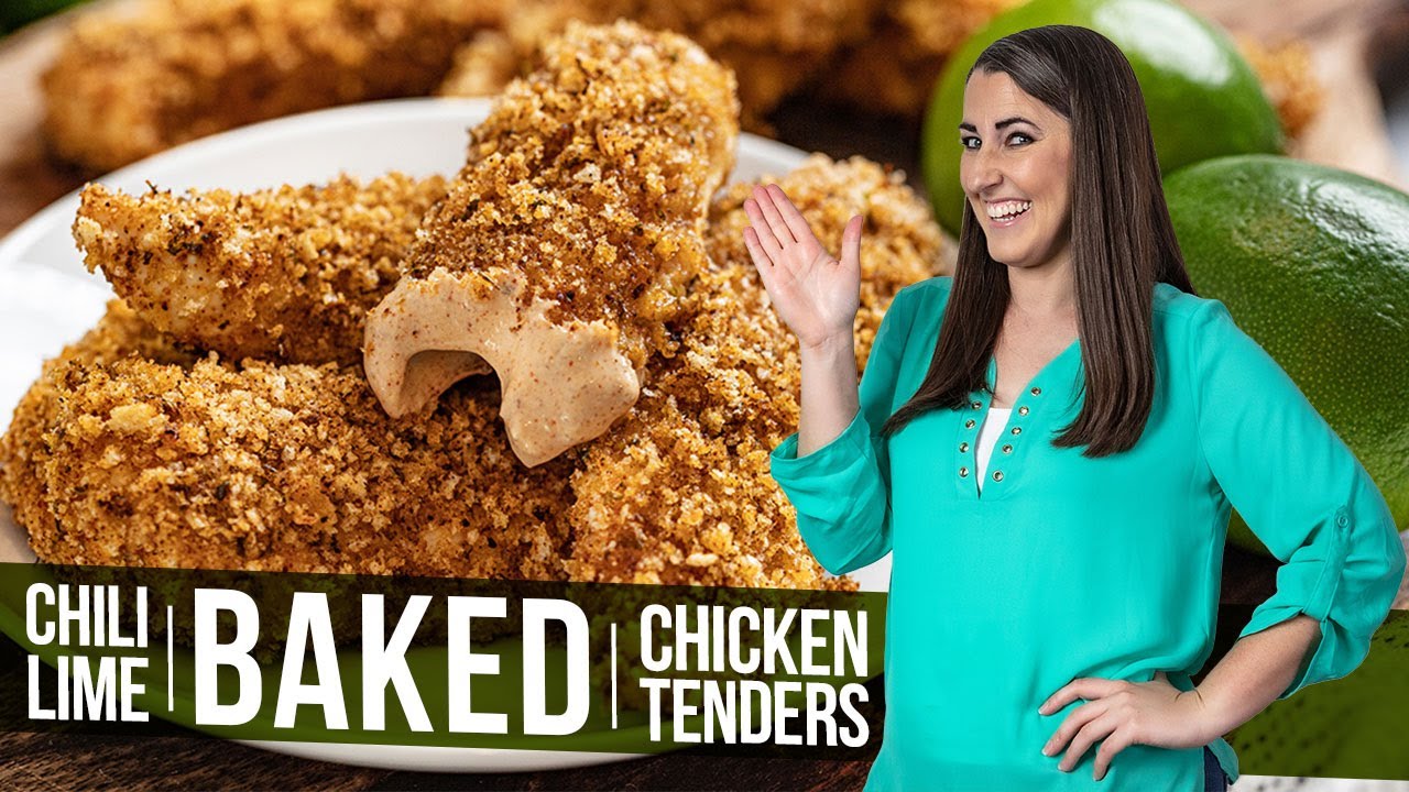 Chili lime baked chicken tenders