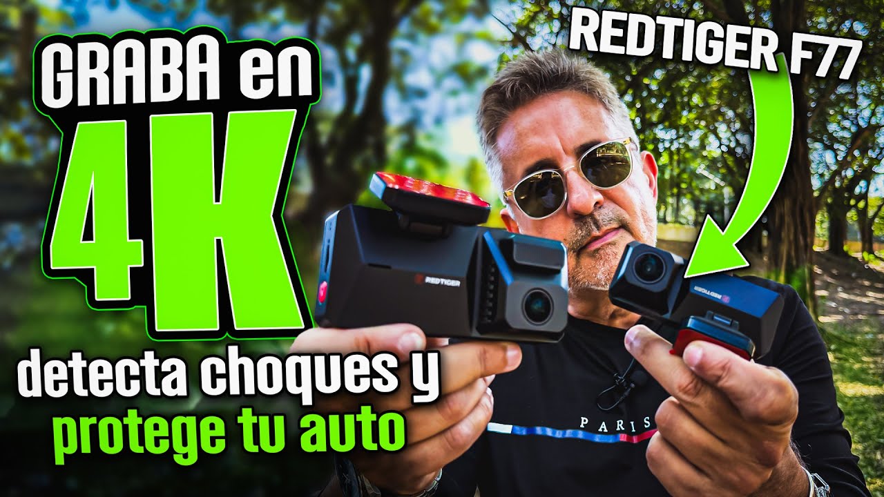 REDTIGER F77 • ¡No necesitas más! • Graba en 4K, detecta choques y ...