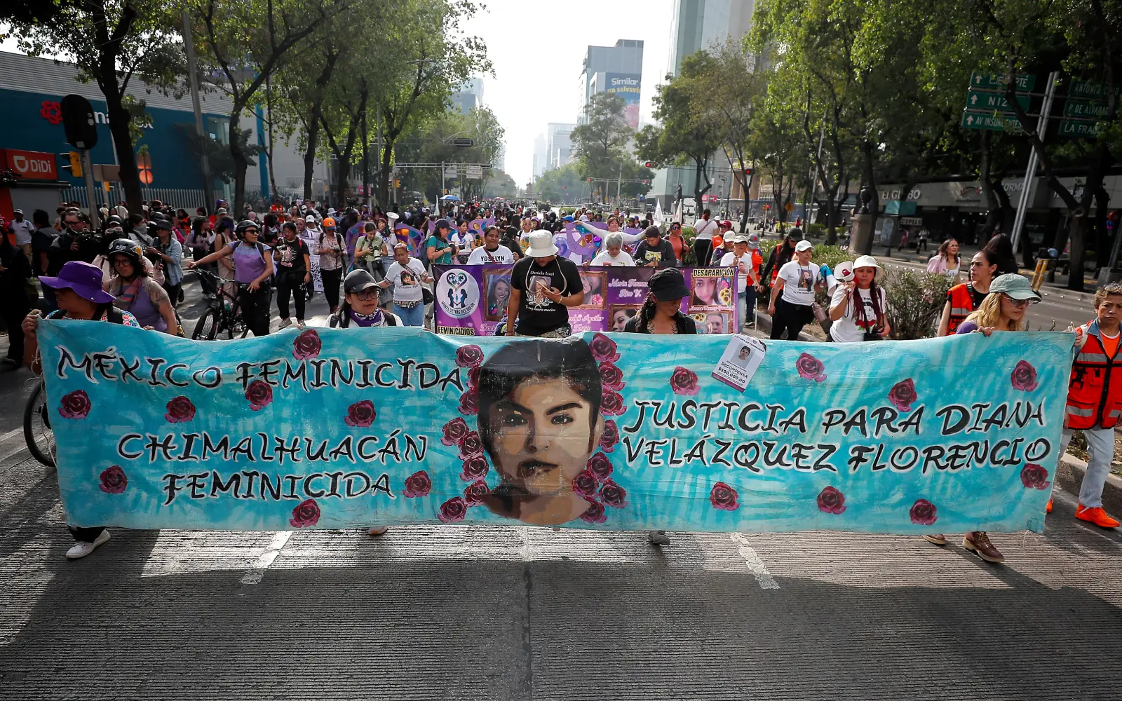 Hundreds Protest Violence Against Women In Mexico