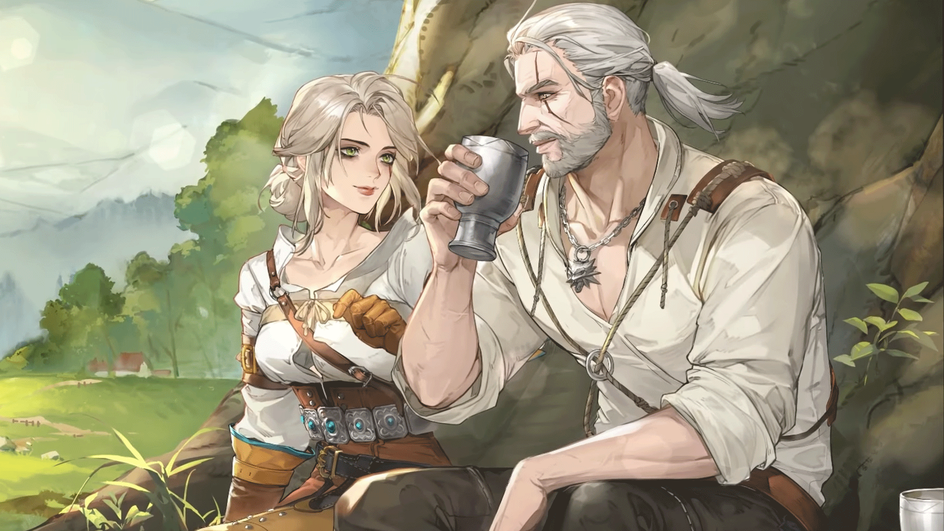 Sword of Convallaria - Official ‘The White Wolf’ Geralt of Rivia Skin ...