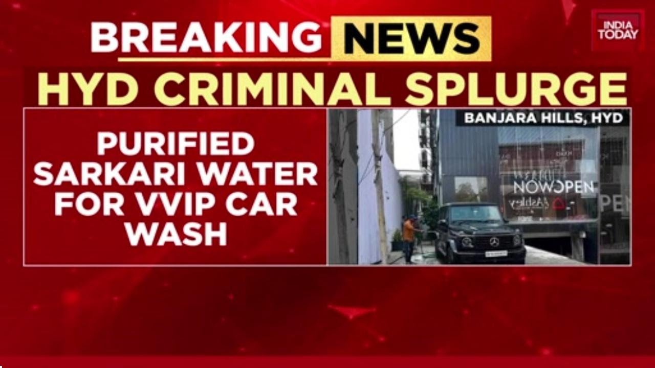 Hyderabad Man Fined ₹10,000 For Washing Luxury SUV With Precious ...