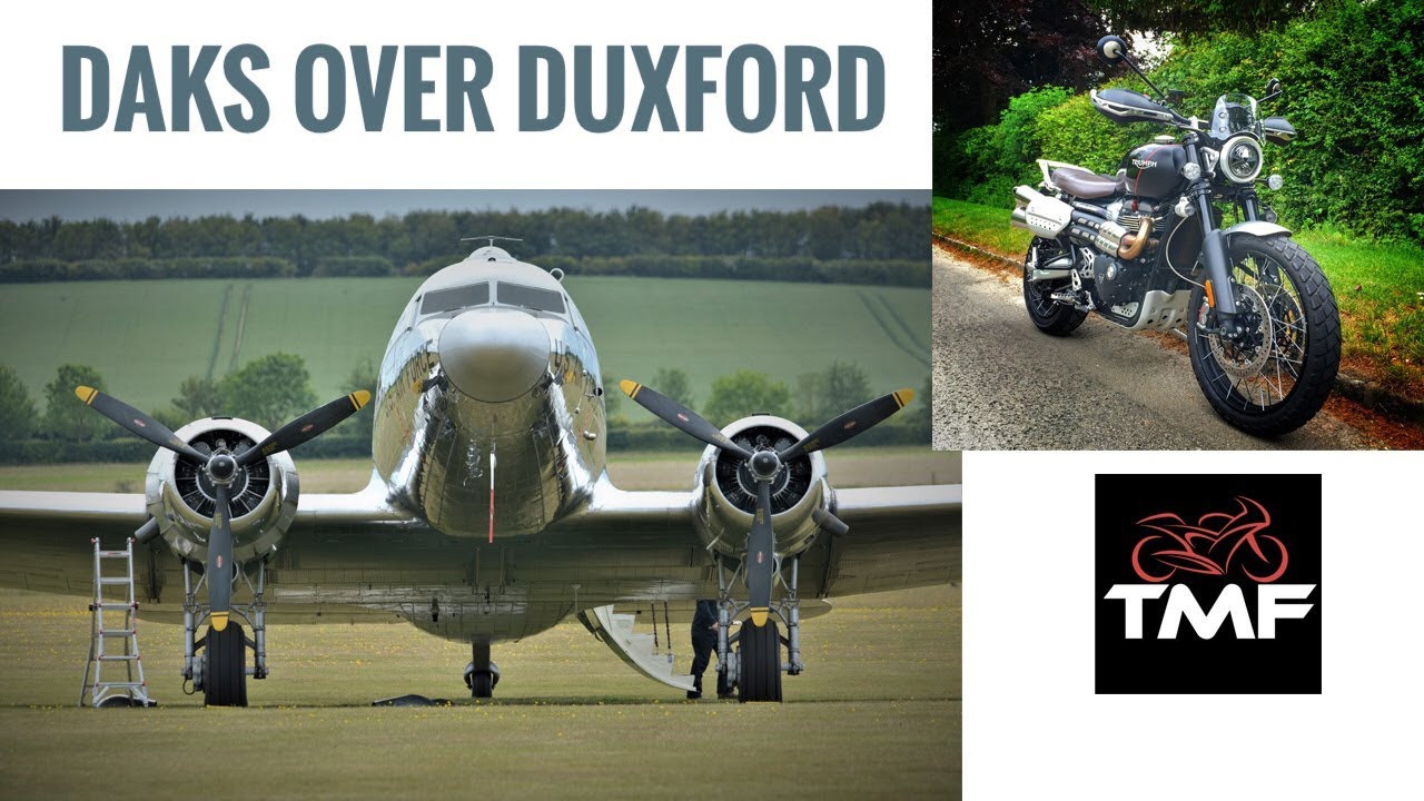 Triumph Scrambler 1200XC ride to "Daks over Duxford" for the D-Day 75th ...