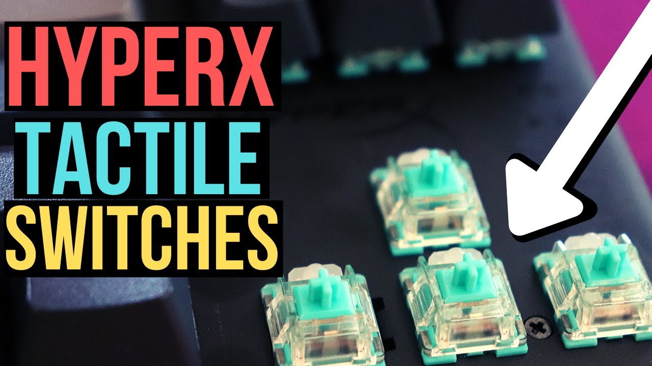 Brand new switches! HyperX Alloy Origins Core with Aqua switches ...
