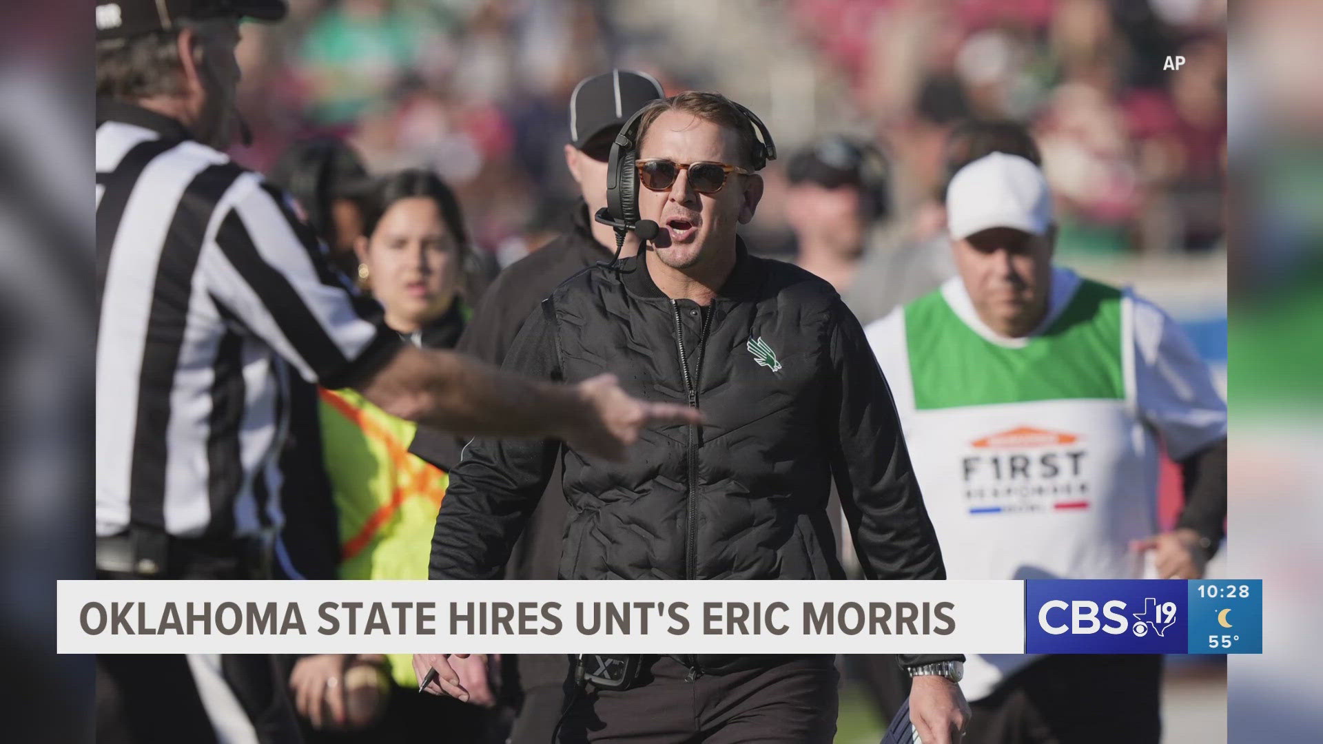 Oklahoma State hires UNT's Eric Morris as head coach