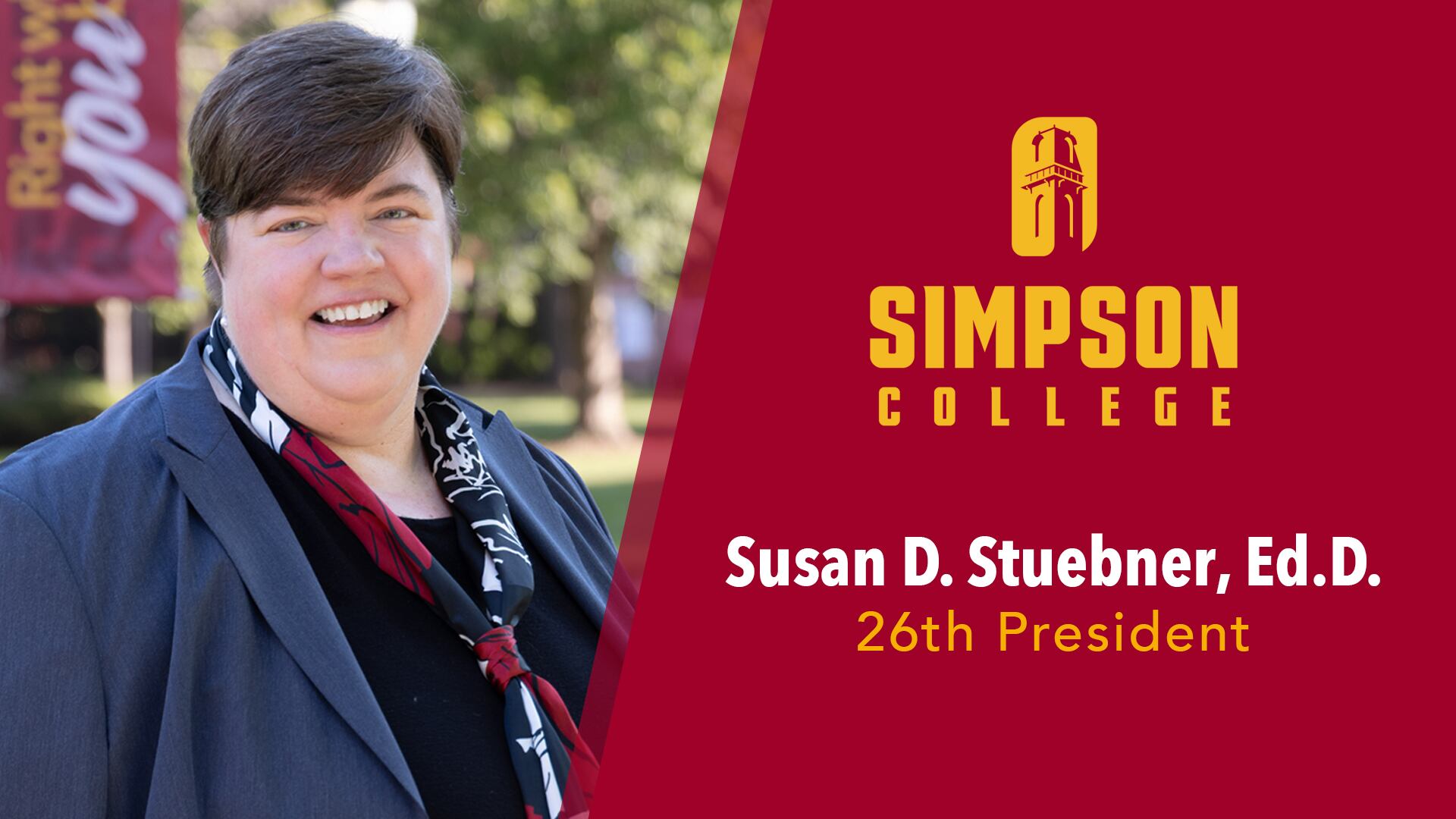 Simpson College names Susan Stuebner as president after her service in ...