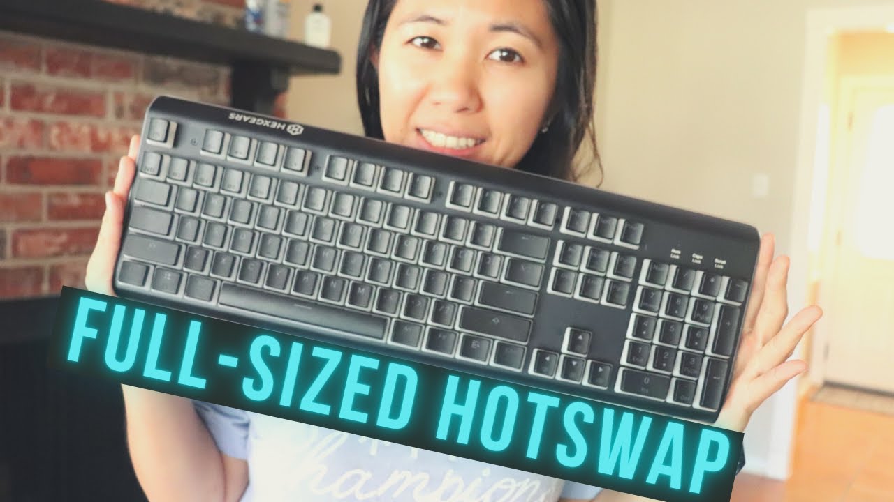 Full-size hotswap Hexgears Impulse mechanical keyboard review