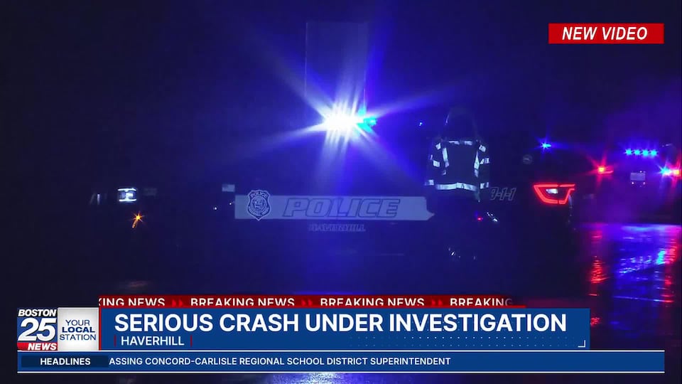 Route 110 reopens after serious crash in Haverhill