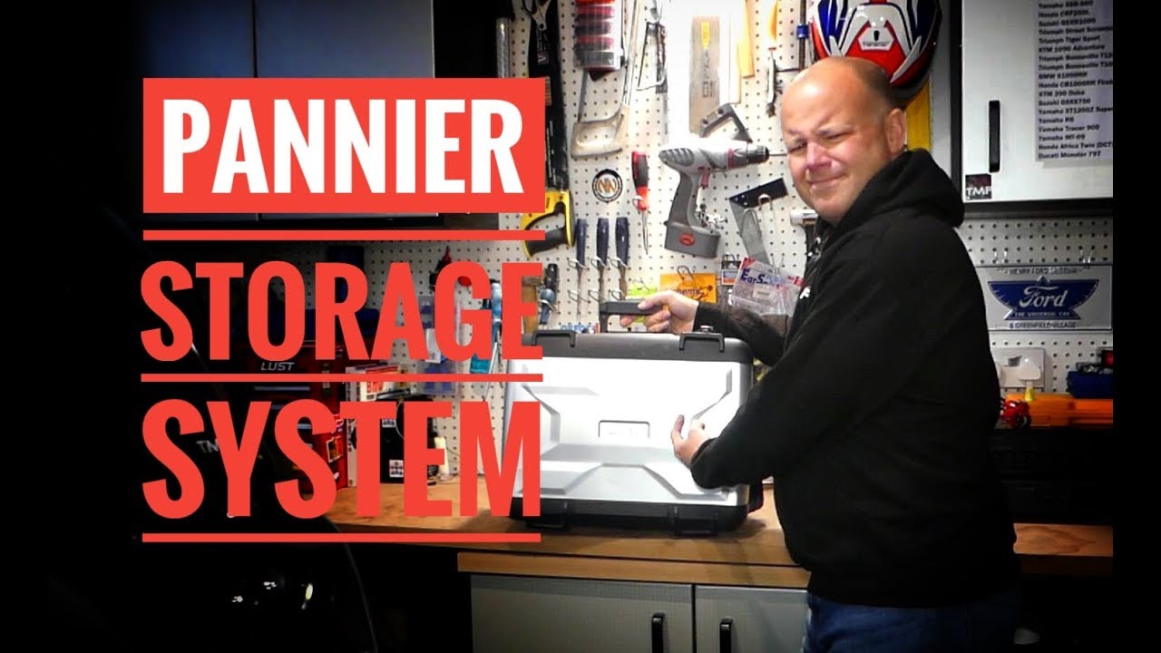 How to store your motorcycle panniers - Never trip over your panniers ...