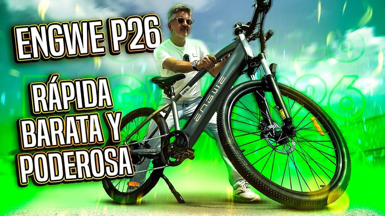 ENGWE P26 • Bicicleta Impresionante! ECONOMICA y con gran AUTONOMIA