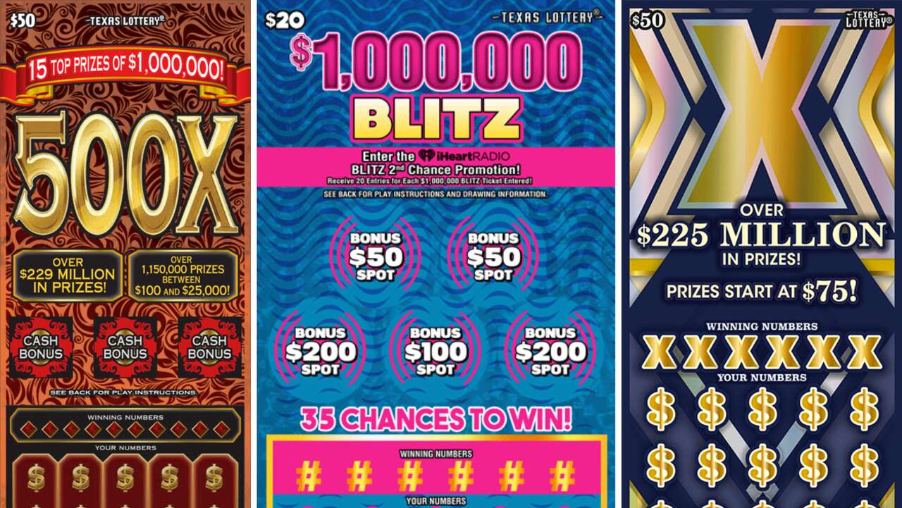 Texas has 3 new millionaires as Lotto scratch-off winners claim rewards