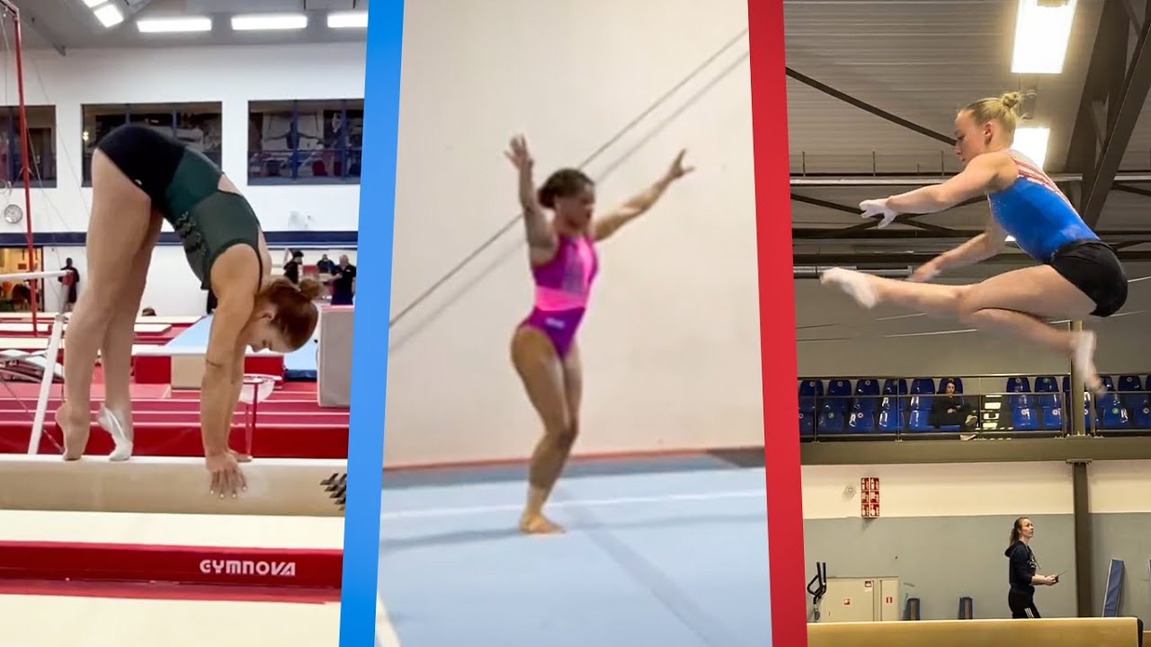 Suni Lee doing all-around?🆕 Sabrina Voinea's H + A combo 🔥