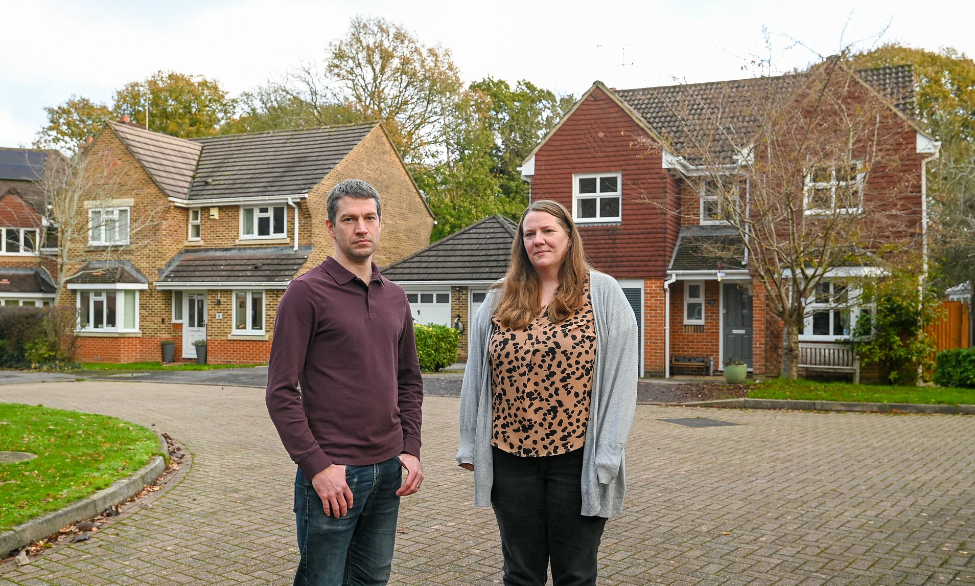 Next door neighbours live in almost identical houses... but one faces ...