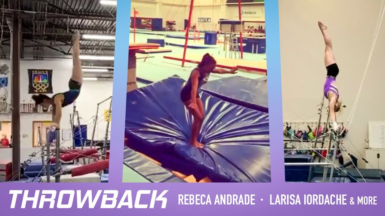 Jade Carey massive UB improvement, Dos Santos II 🔥 | Throwback training #2