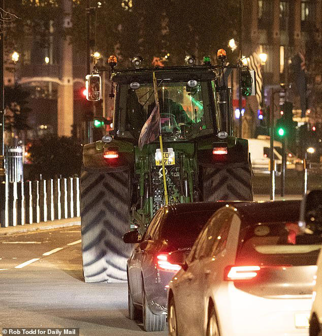 Furious farmers defy tractor ban as they drive to Westminster in ...