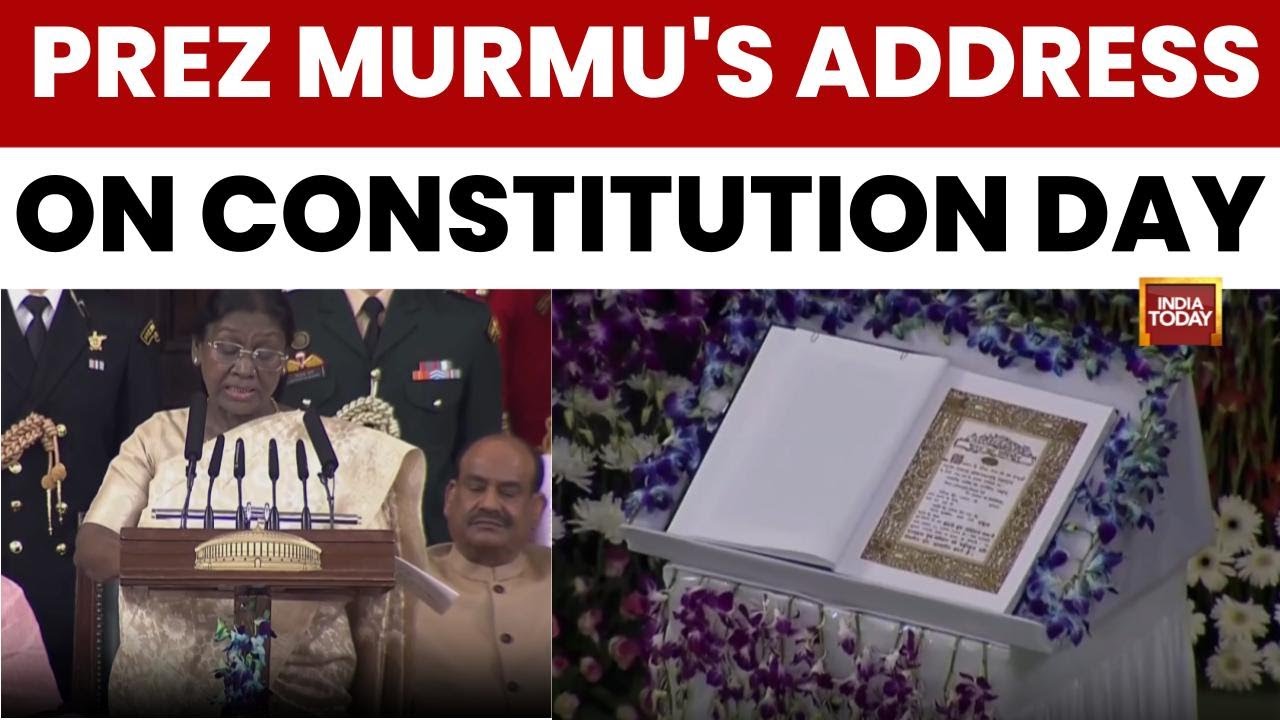 President Murmu's Constitution Day Address: India Aims To Be 3rd ...