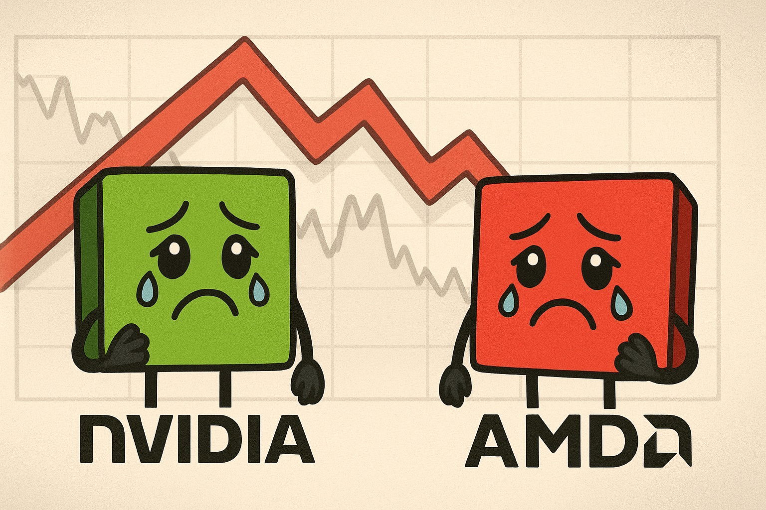Crollo in borsa per NVIDIA e AMD: che succede?