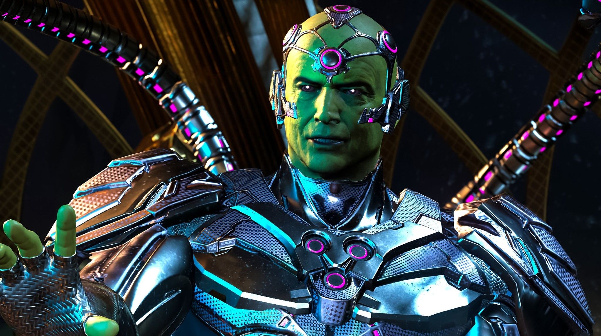 Hamish Linklater as Brainiac in Superman: Man of Tomorrow Is the ...