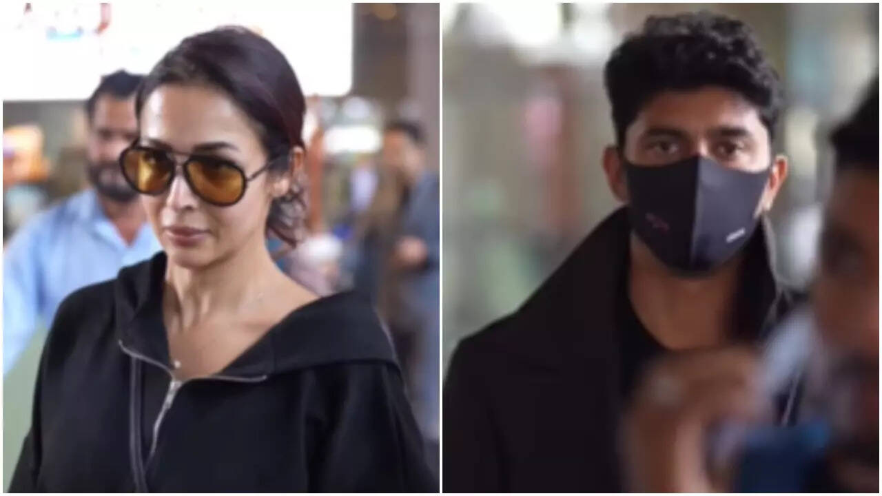 Malaika Arora and rumoured beau Harsh Mehta spotted together at Mumbai ...