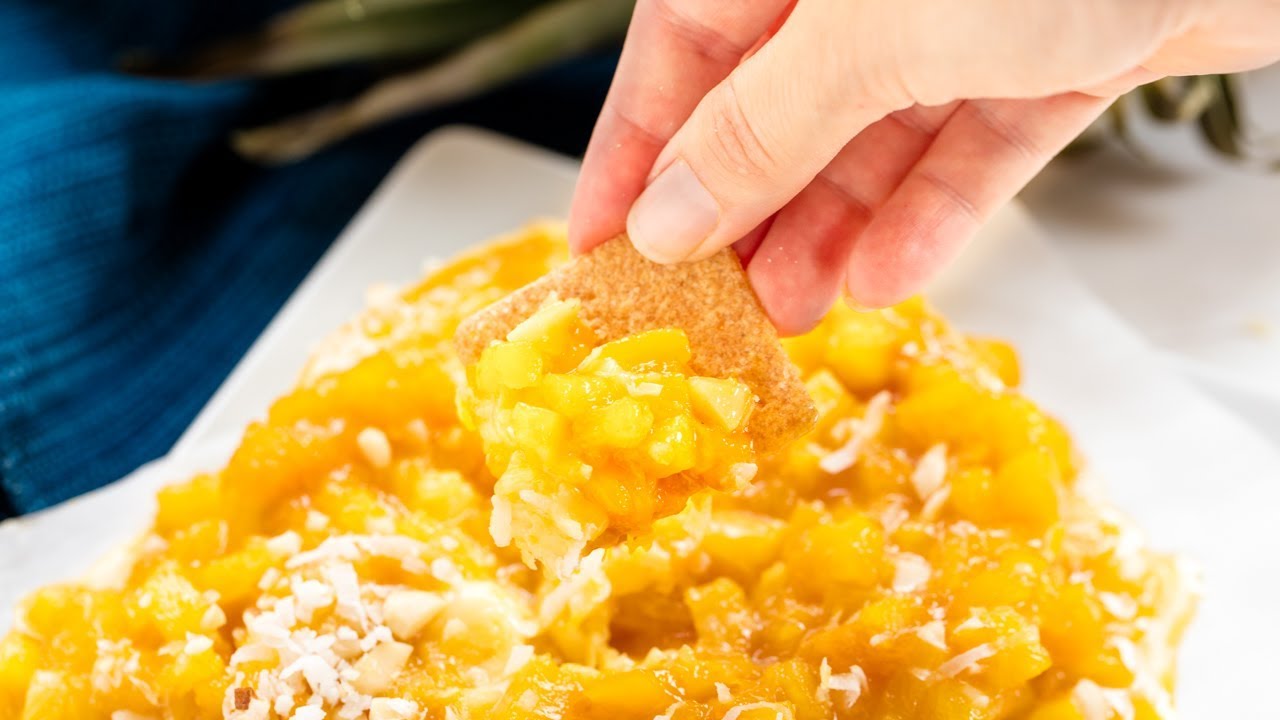 How to make Hawaiian style baked brie | The Stay At Home Chef