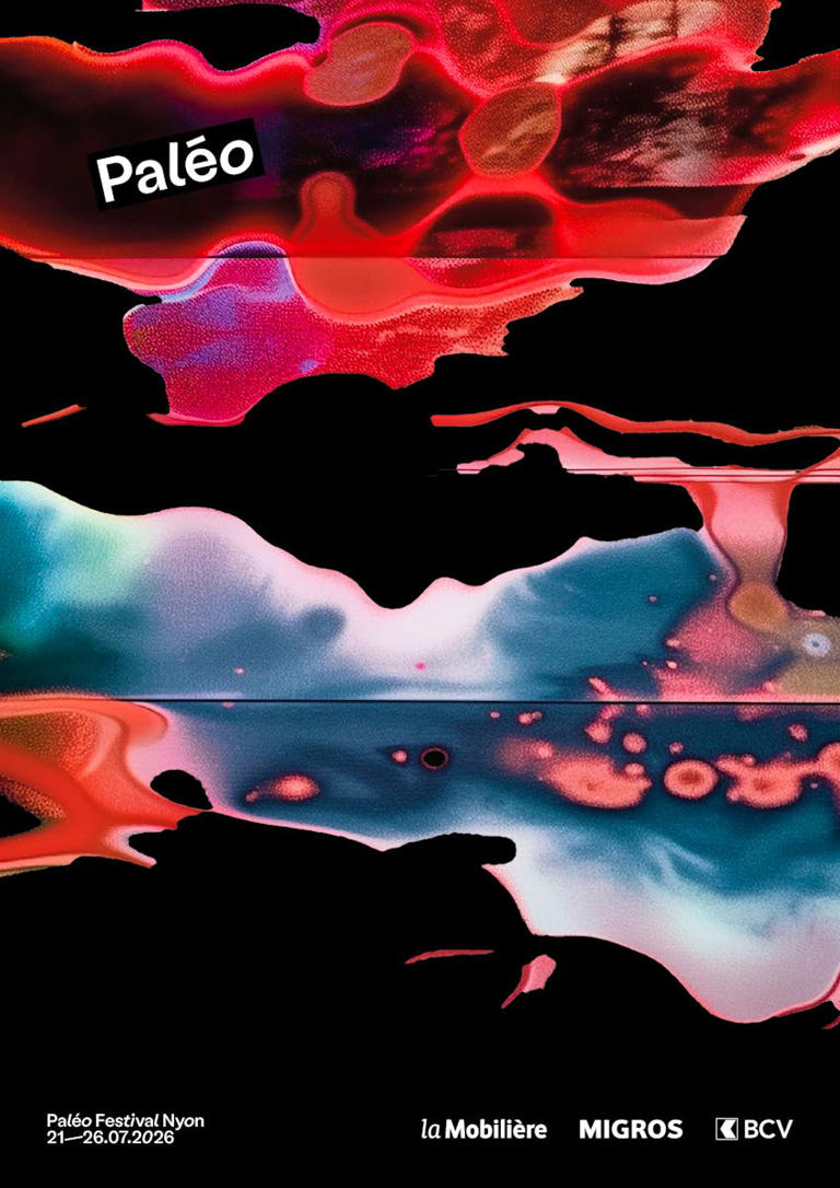 Le Paléo dévoile son affiche futuriste pour 2026