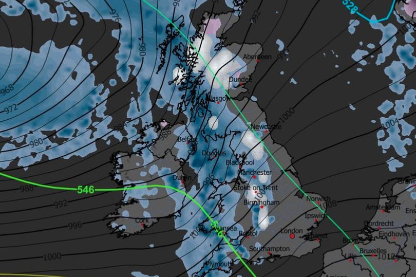 Exact date snow will hit UK as weather maps show 7 inches to fall in ...