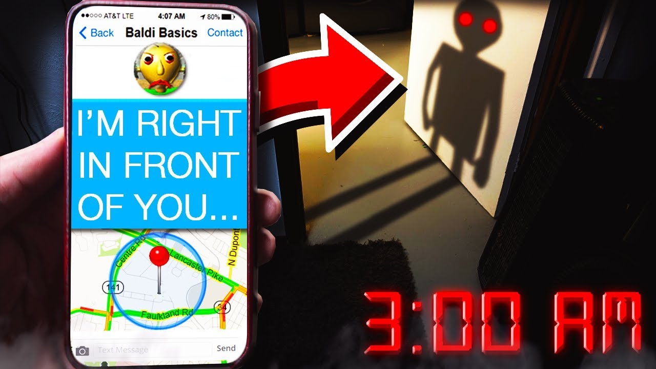 Baldi Appeared in Real Life at 3AM and I Saw Him