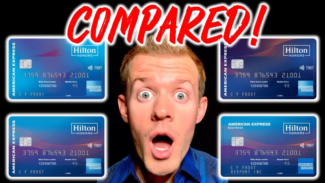 The 4 Hilton Honors credit cards review & comparison!