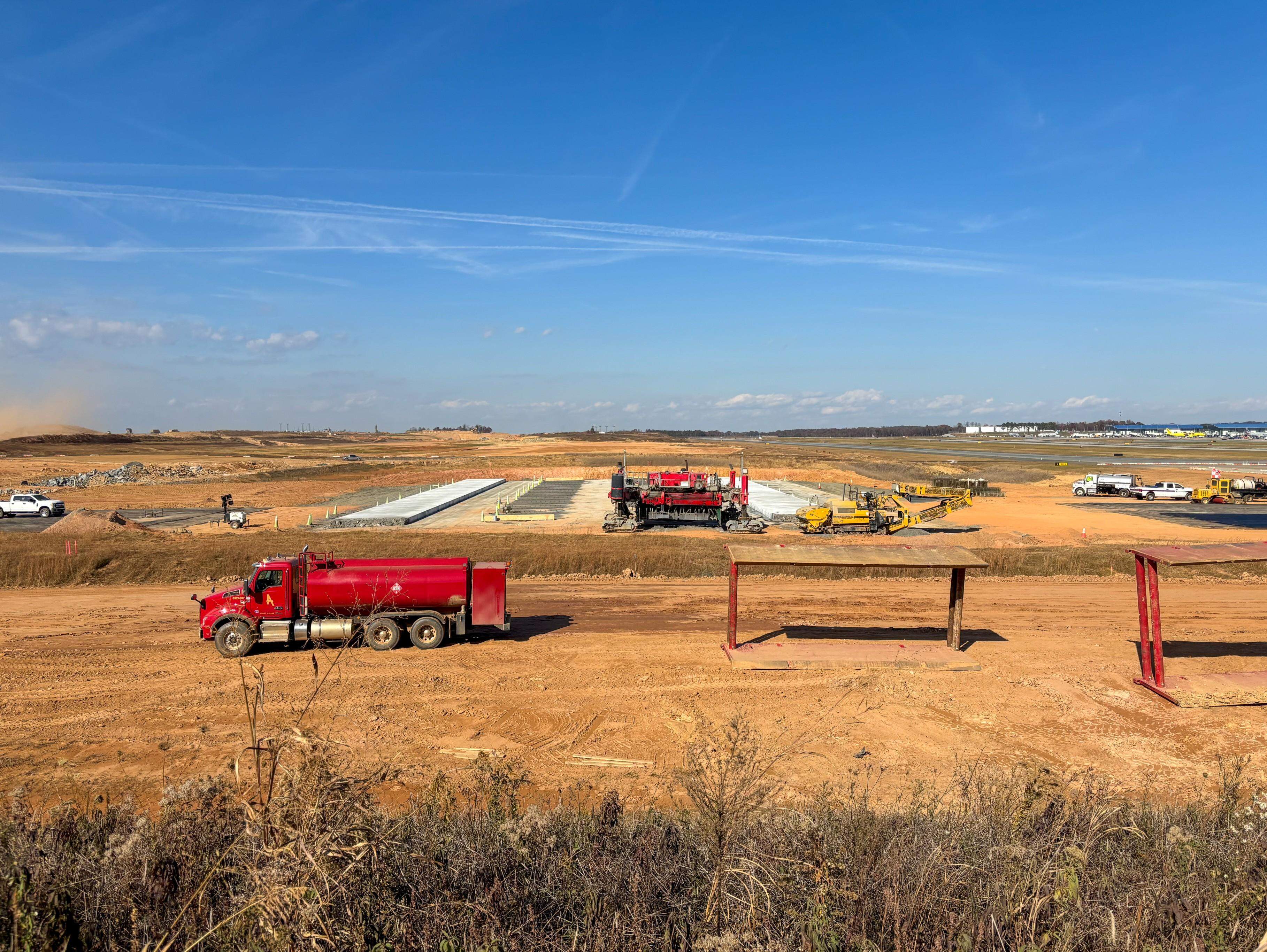 A concrete milestone: Charlotte airport makes progress on $1B runway ...