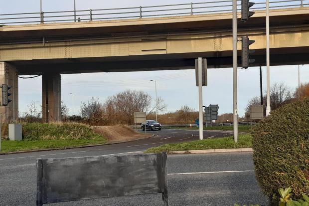 Motorist treated for injury following crash on M53