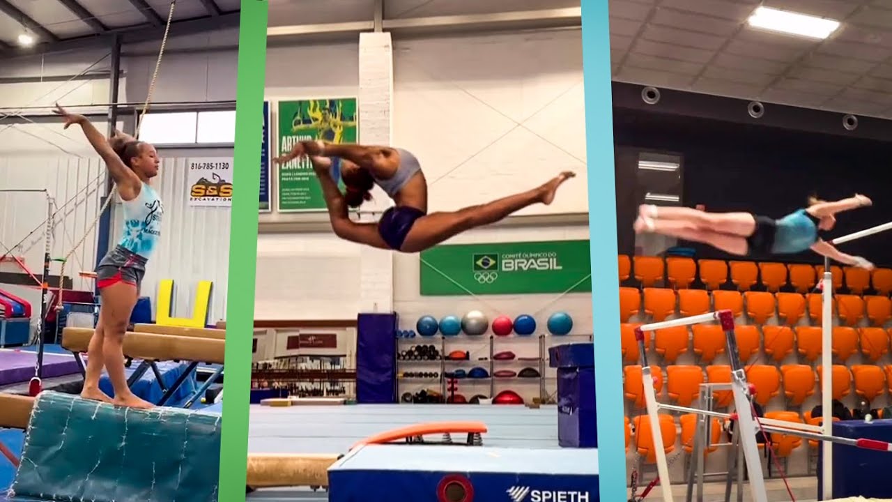 Rebeca Andrade's ring shape 💯 in training #35