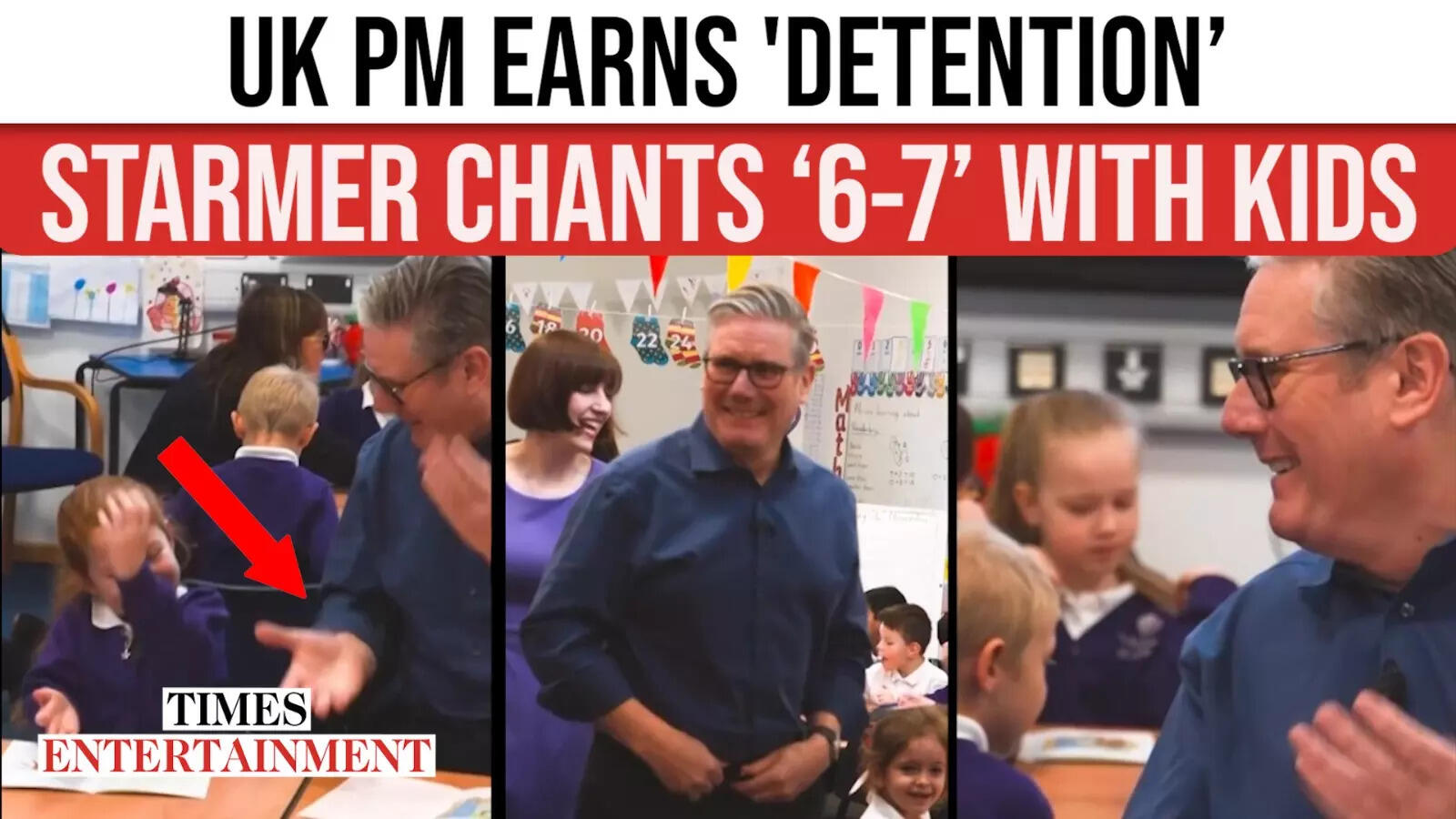 UK PM Keir Starmer Caught Doing ‘6-7’ With Pupils; Says ‘Sorry, Miss ...