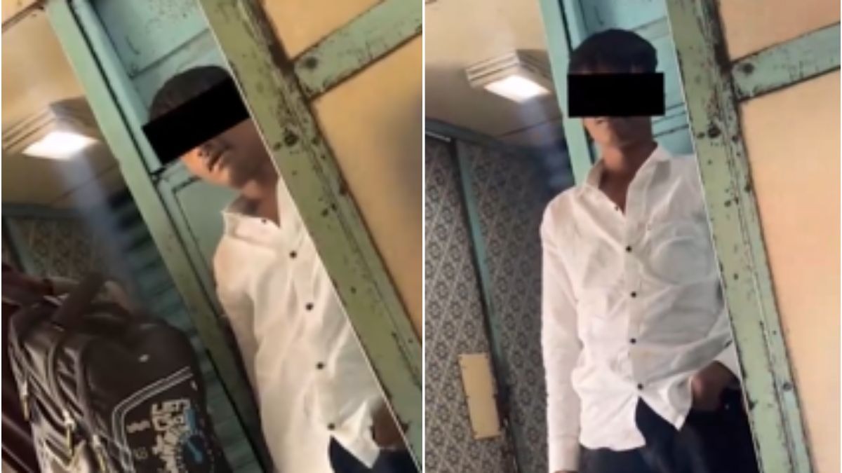Woman records video of man staring at her, making uncomfortable ...