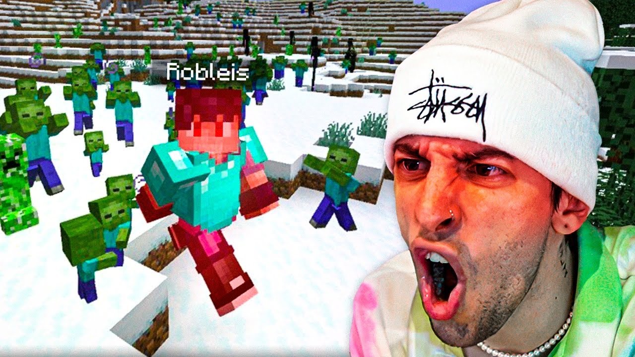 Me paso Minecraft pero mis viewers me trollean