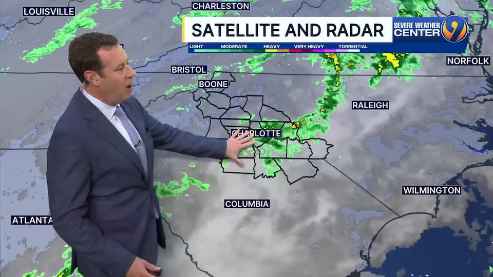 Wednesday morning's forecast with Meteorologist Keith Monday