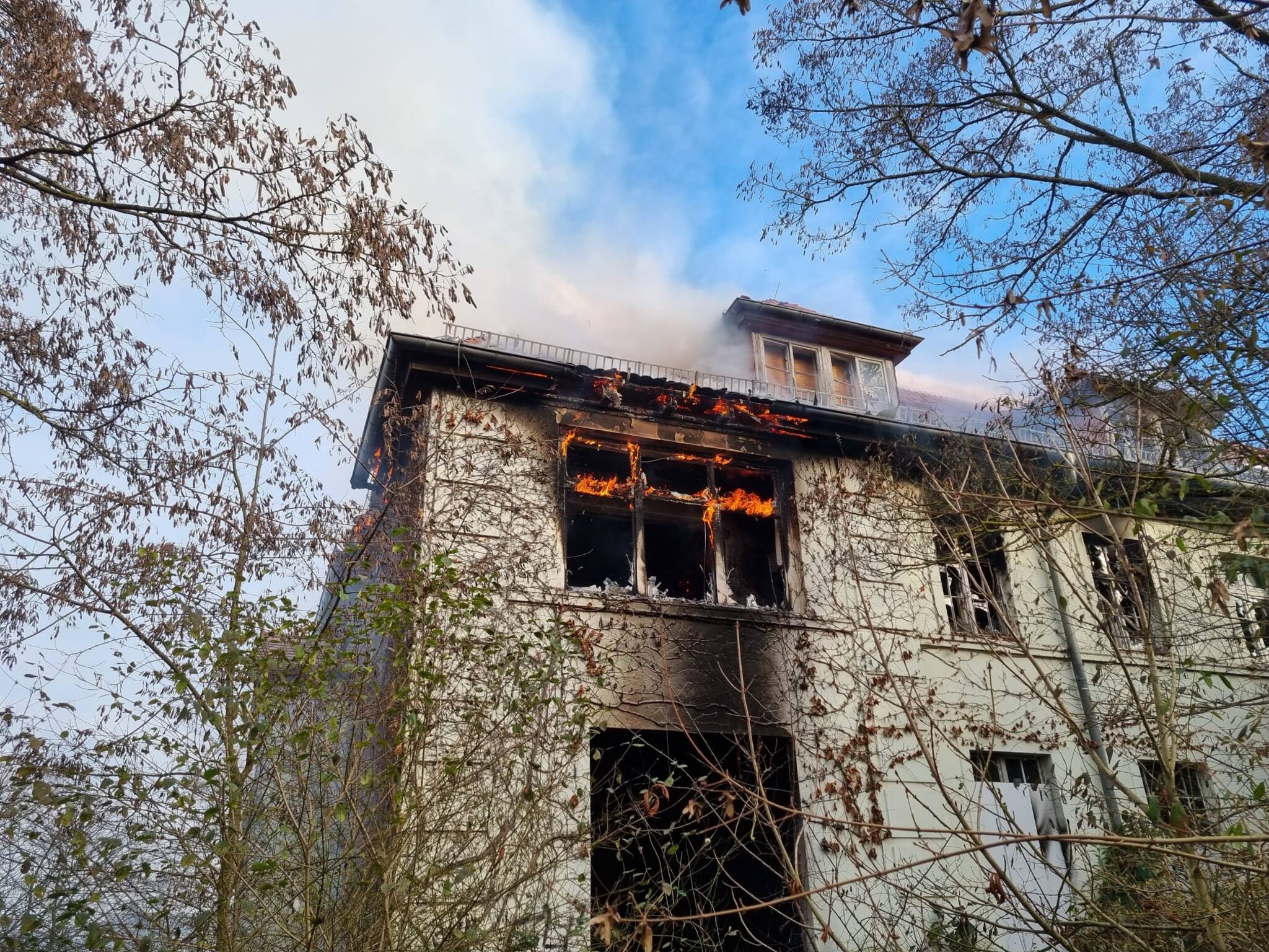 Brand In Borna